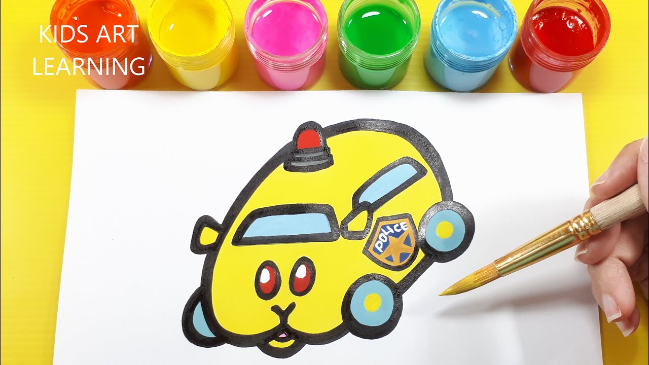 How To Draw Pui Pui Molcar | Easy Drawing Step By Step ( Police ) モルカー ...