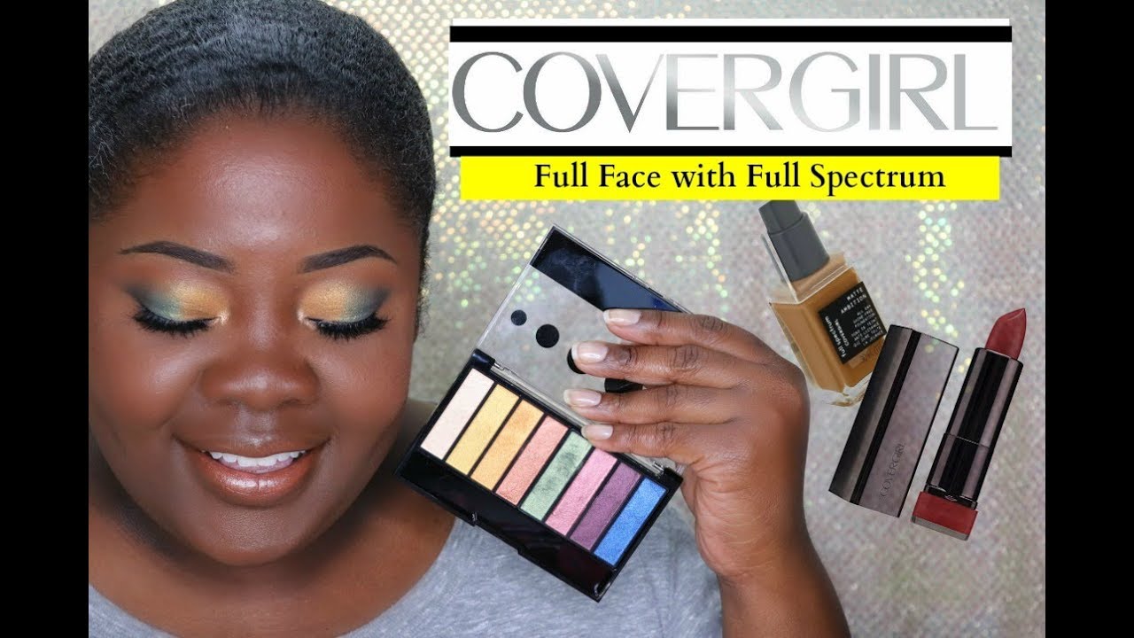 Full Face Tutorial using Covergirl Full Spectrum Collection | Dark Skin ...