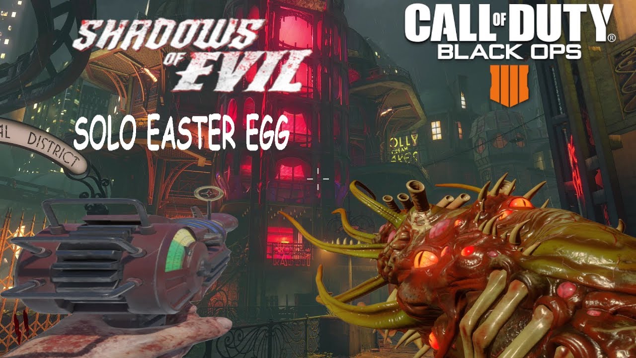 BO4 HYPE - GETTING READY FOR BO4 - SHADOWS OF EVIL SOLO EASTER EGG ...