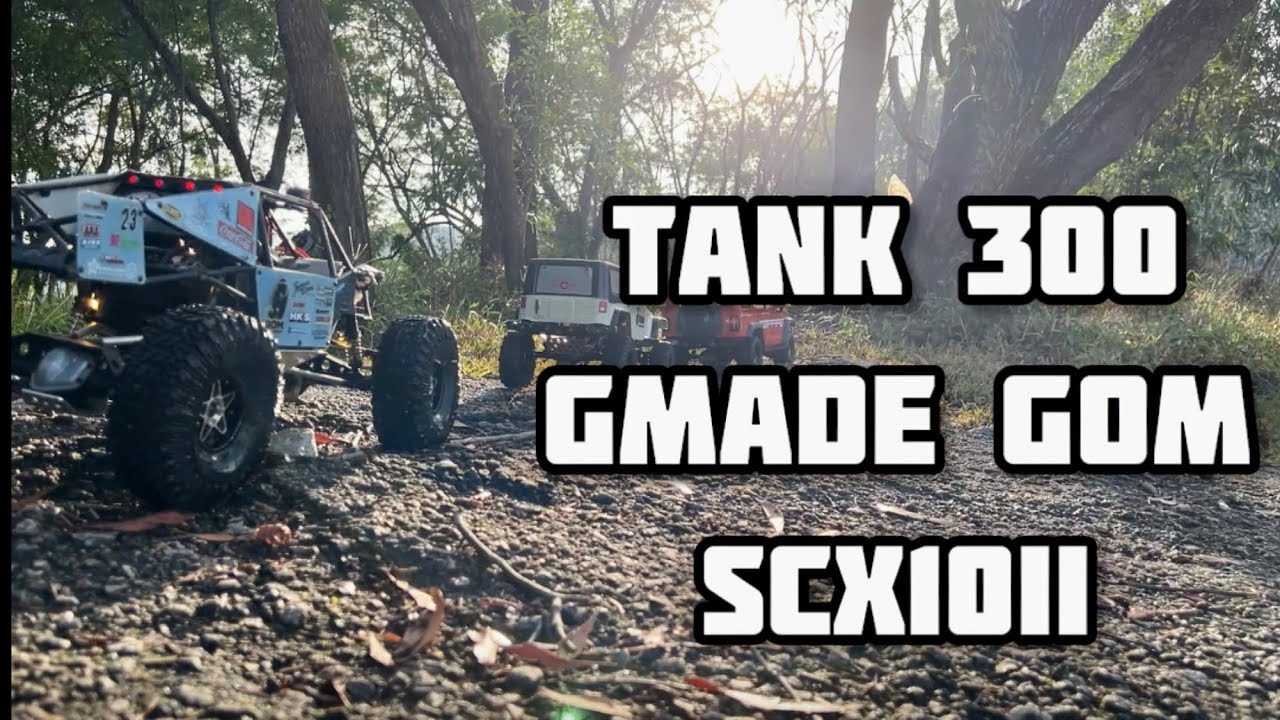 Awesome 1/10 & 1/8 Scale RC Crawler Tank 300 SCX10ii Gmade GOM 4x4 ...