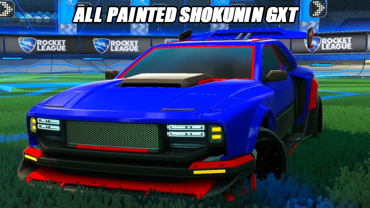 Showcasing All Painted Rocket Pass 17 Car "SHOKUNIN GXT" - Rocket ...