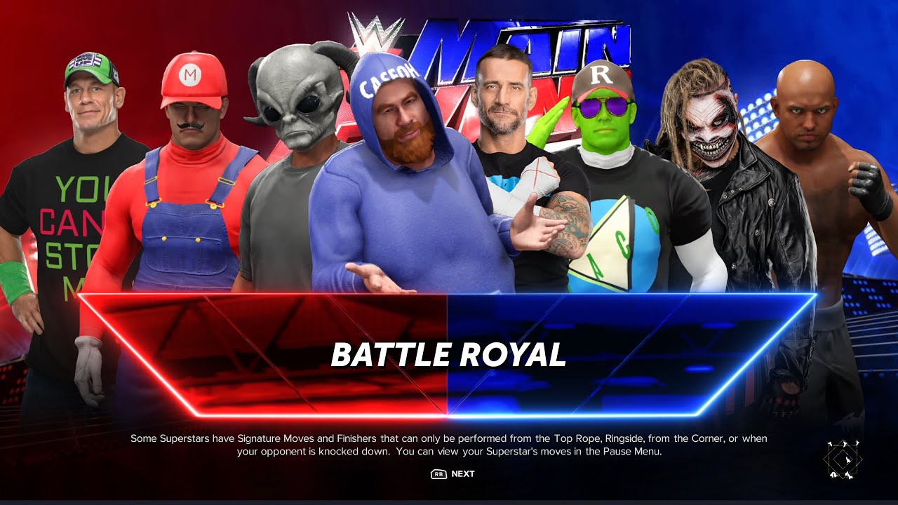 (Main Event) Battle royale Winner gets to be a champion soon }WWE2K24 ...