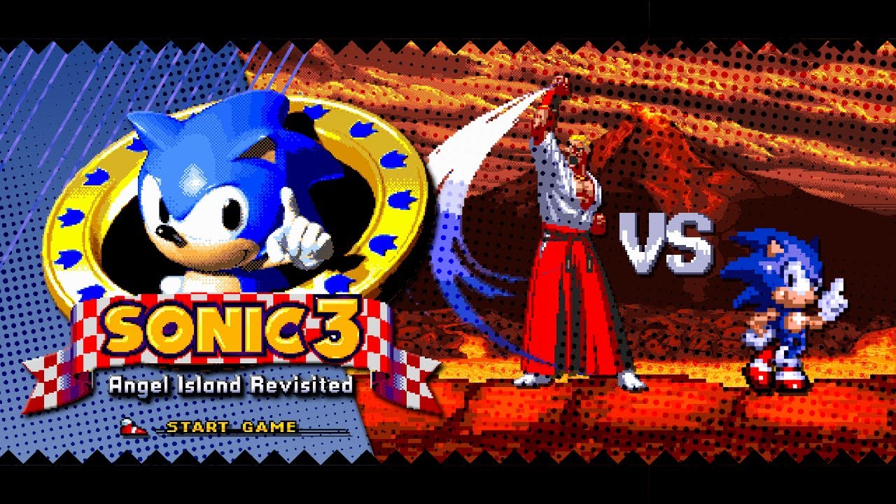 Sonic 3 A.I.R: Volcanic Rim Zone Walkthrough (1080p/60fps) - YouTube