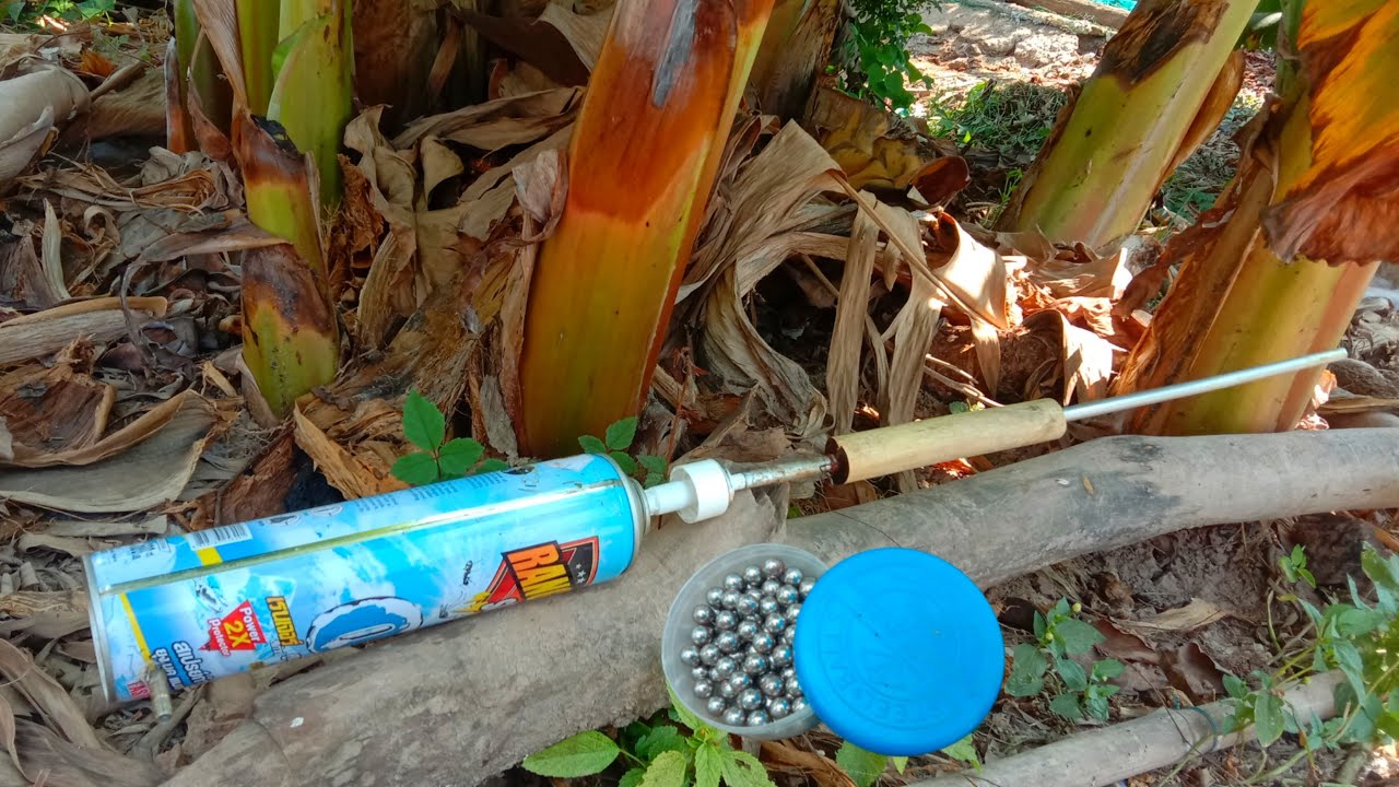 Here's how to make a slingshot out of a metal can. - YouTube