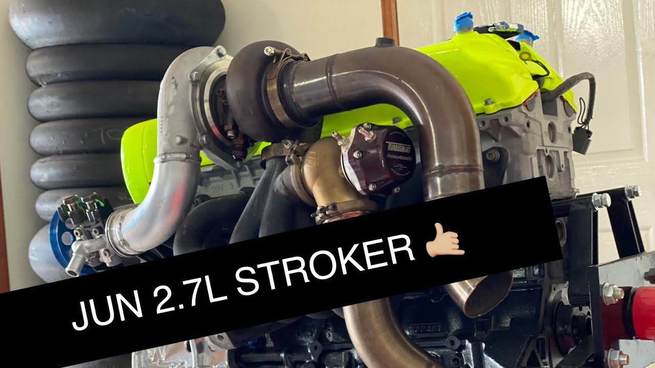R32 GT-R update STROKER JUN RB27 GTX SINGLE TURBO GTX3584RS - YouTube