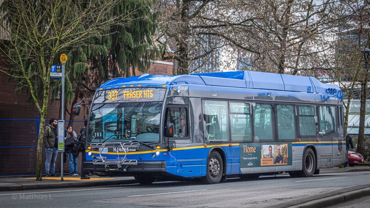 Coast Mountain Bus Company 24145 (2024 NovaBus LFS Natural Gas on route ...