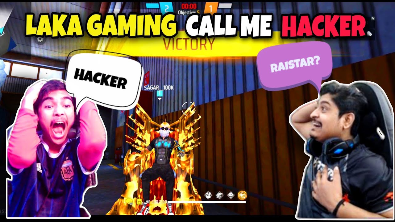 LAKA GAMING CALL ME HACKER🔥|Lone WolF 1v1 | Xiaomi Poco x3 pro⚙️default ...