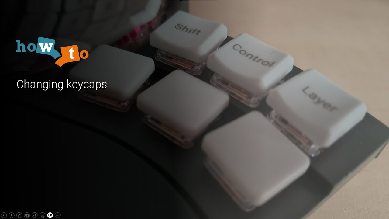 Changing Keycaps - Double-shot PBT/PC MCC and MBK Convex Windowed # ...