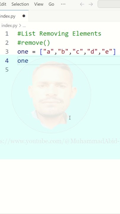 Python Tutorial For Beginners / Python learn / List Removing Elements Remove tags - YouTube