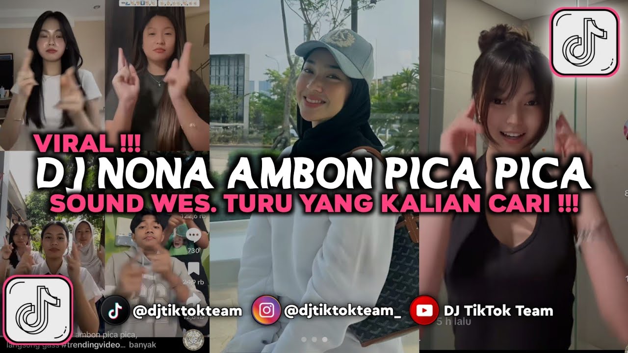 DJ NONA AMBON PICA PICA BREAKBEAT WES. TURU VIRAL TIKTOK 2025 - YouTube Music