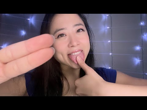 ASMR Spit Painting the Darkness of out your Face (Mouth Sounds, Whispering)