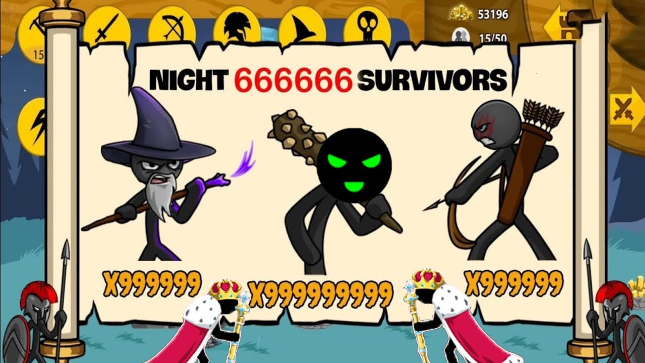 SUMMON X999 GIANT X999 ARCHER X999 MAGIKILL X999 IN NIGHT 10000 ZOMBIE ...
