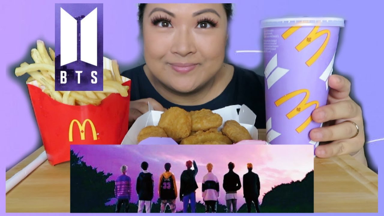 BTS meal @ McDonalds | Mukbang - YouTube