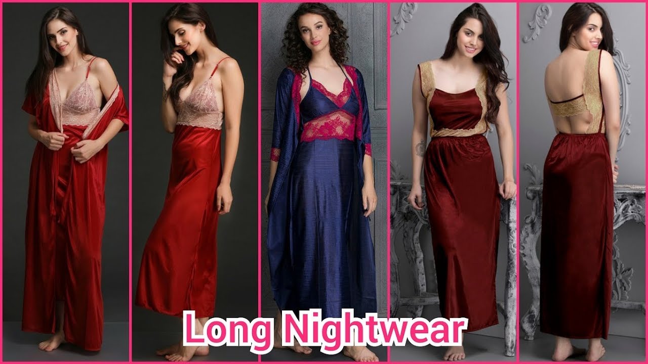 Beautiful night dress designs collection | Long and short nighty - YouTube