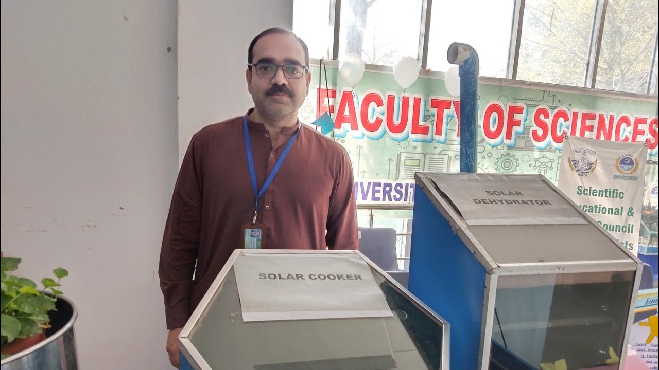 Dr Muhammad Yasir Dept of Physics UAF | Solar cooker and dehydrator ...