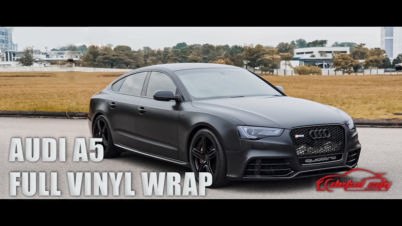 𝗔𝗨𝗗𝗜 𝗔𝟱 𝗙𝗨𝗟𝗟 𝗪𝗥𝗔𝗣𝗣𝗘𝗗 𝗪𝗜𝗧𝗛 𝗠𝗔𝗧𝗧 𝗦𝗔𝗧𝗜𝗡 𝗕𝗟𝗔𝗖𝗞 l 𝐃𝐞𝐭𝐚𝐢𝐥 𝐂𝐢𝐭𝐲 𝐂𝐚𝐫 𝐒𝐭𝐮𝐝𝐢𝐨 ...