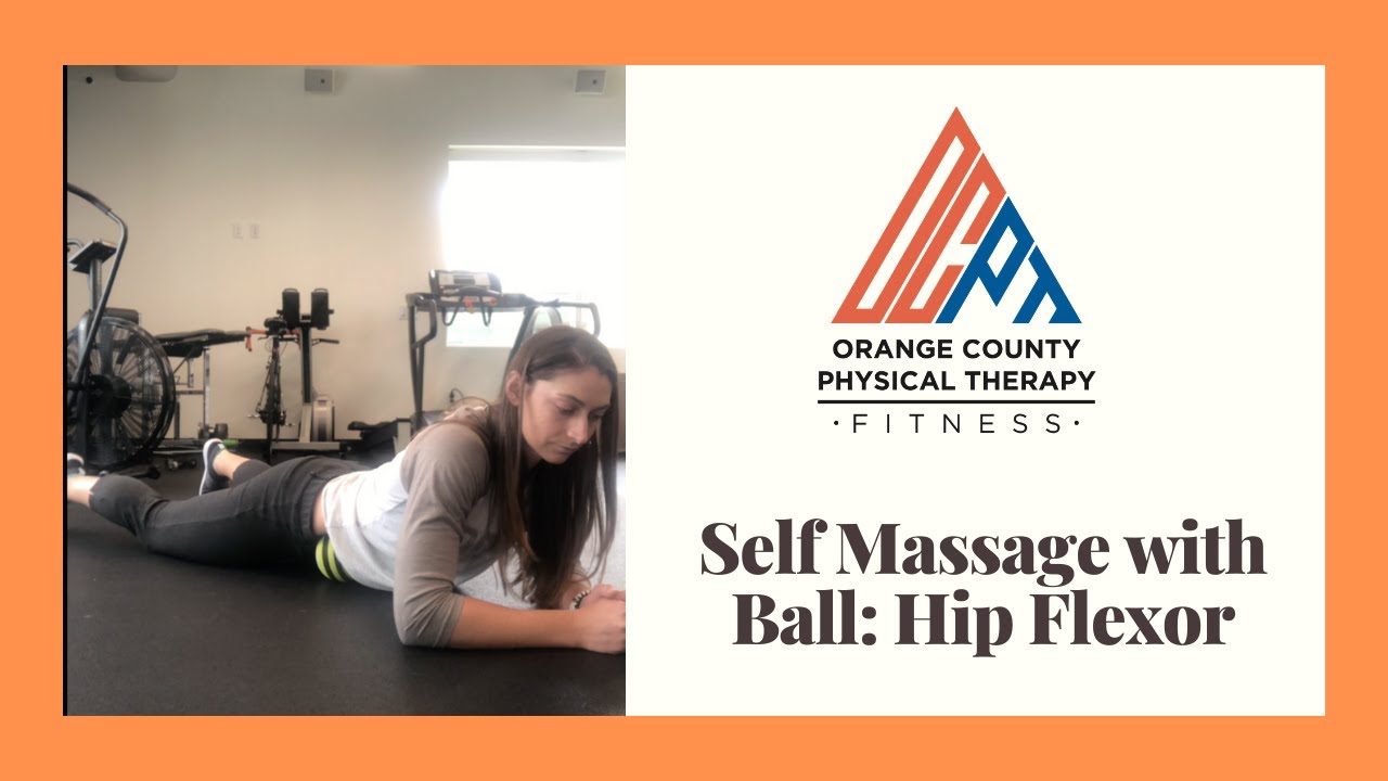 Hip Flexor Self Massage With Ball Youtube