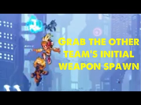 How To Grab The Other Team's Initial Weapon Spawn in Brawlhalla - YouTube