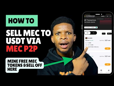 MEC P2P Tutorial||How to Sell MEC Tokens via MEC p2p||Mine MEC for FREE on Me Pass app|| MEC ...