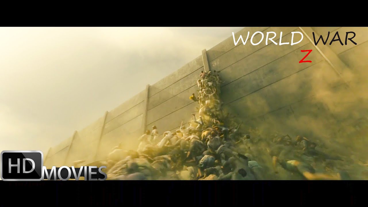 ZOMBIES BRAKE WALL | WORLD WAR Z (2013) MOVIES CLIP HD - YouTube