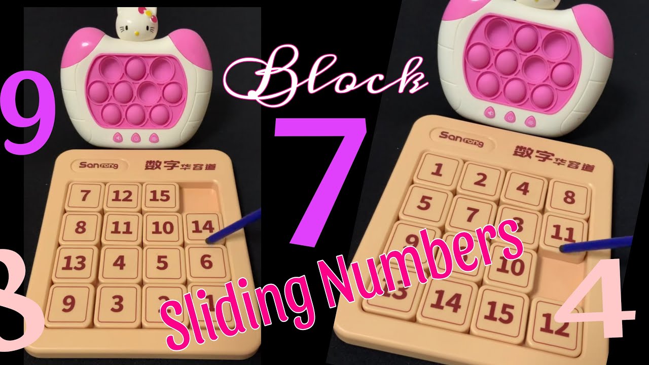 Block Sliding Number Puzzle Game Day 5 - YouTube
