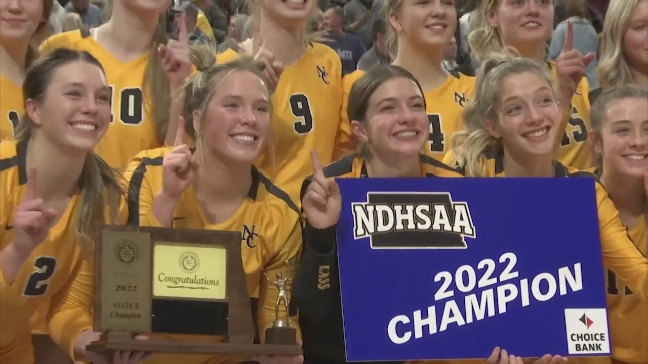 Northern Cass wins Class B title; Class A game goes late - YouTube