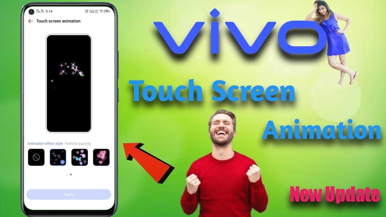 Vivo Touch Screen Animation !! Vivo Ambient Light Effect !! Touch ...
