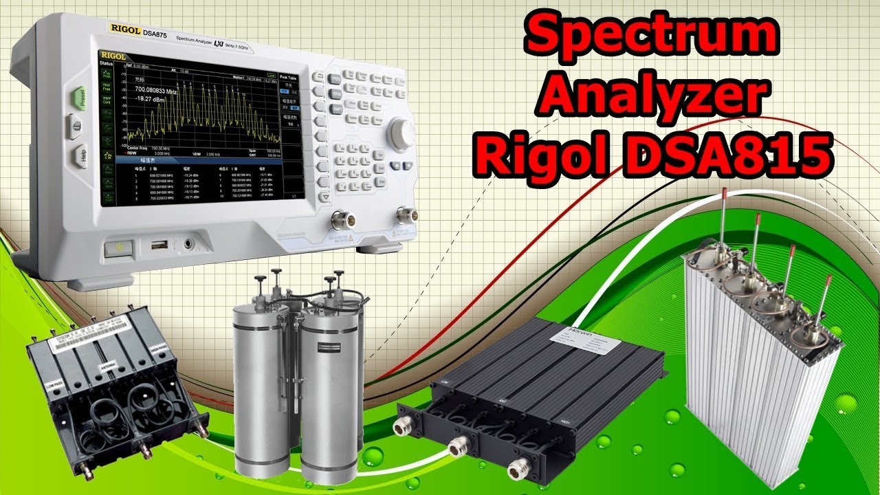 🚩Como Ajustar O Calibrar Un Duplexor (Spectrum Analyzer Rigol DSA815 ...