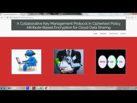 A Collaborative Key Management Protocol in Ciphertext Policy Attribute - YouTube