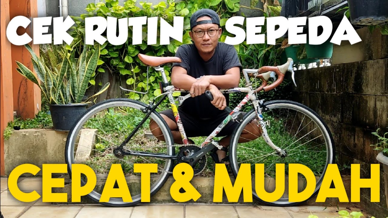 CARA MUDAH CEK SEPEDA || BIKE TO WORK AMAN - YouTube