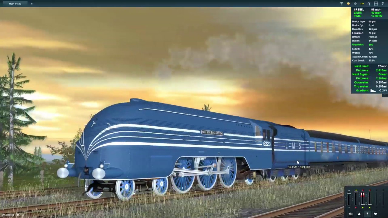 Trainz - LMS Coronation vs LNER A4 Mallard - YouTube