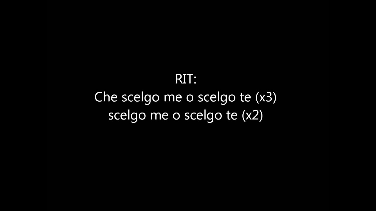 GEMITAIZ - SCAPPO VIA - 10 TESTO - YouTube