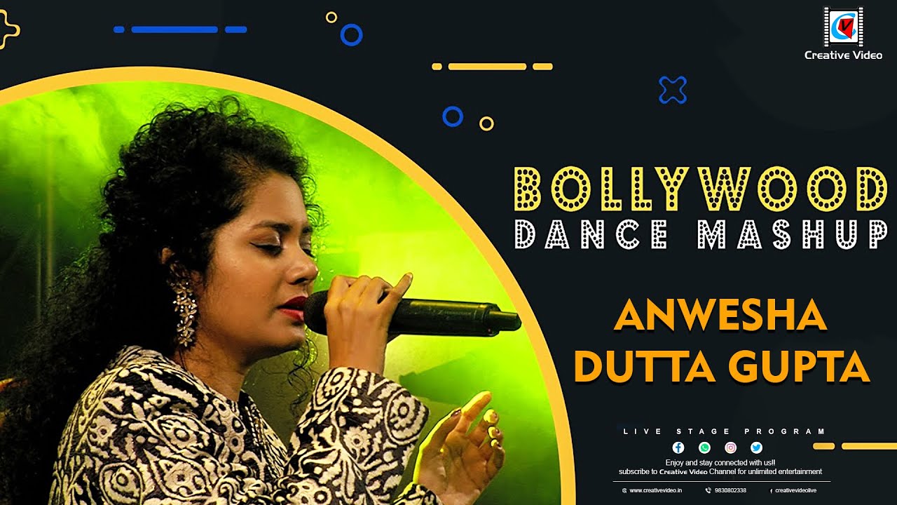 Dancing Song I Old Song Mashup Song I Anwesha Dutta gupta Live Singing ...