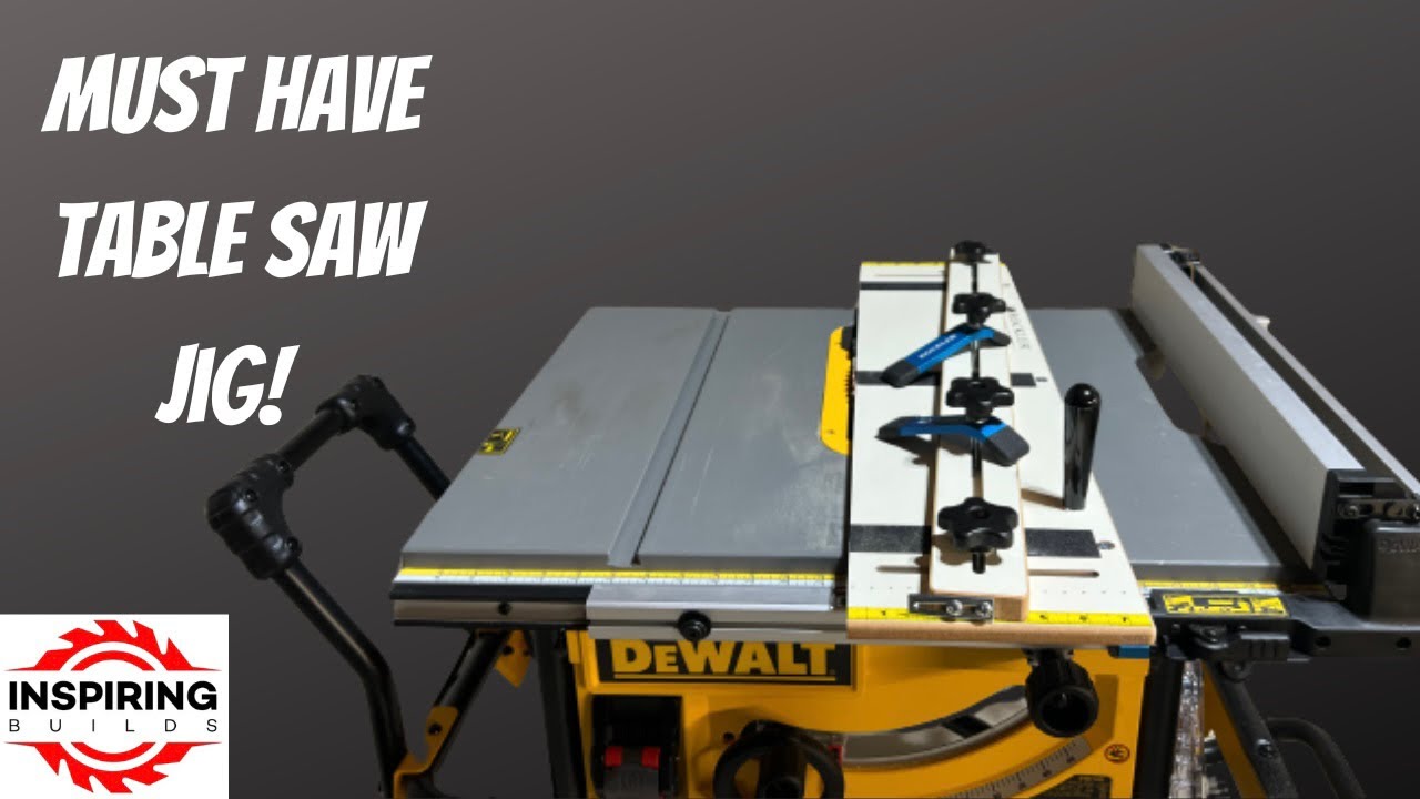 Table Saw Taper Straight Line Jig - YouTube