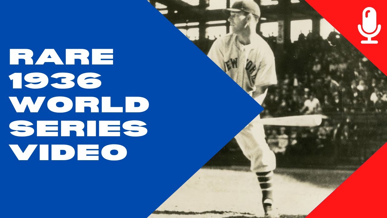 1936 World Series Rare Video - Bill Terry and Mel Ott - YouTube