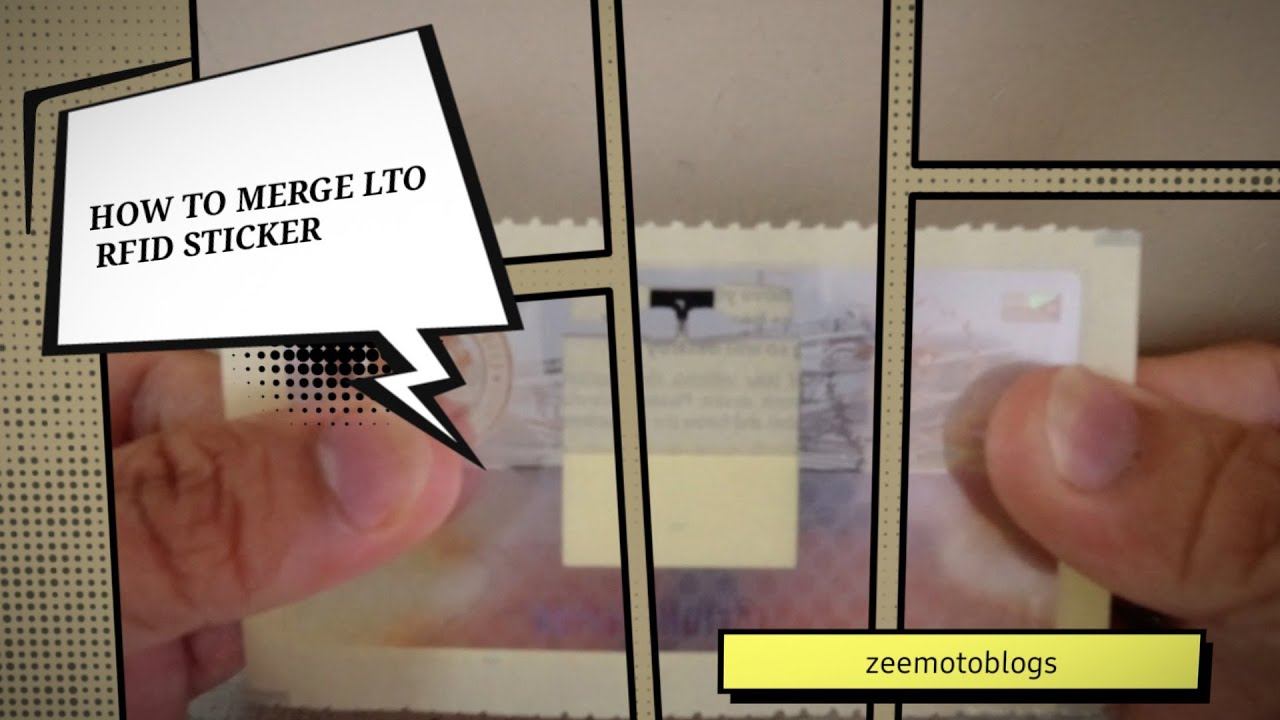 LTO RFID sticker | how to properly fold and merged without damaging ...