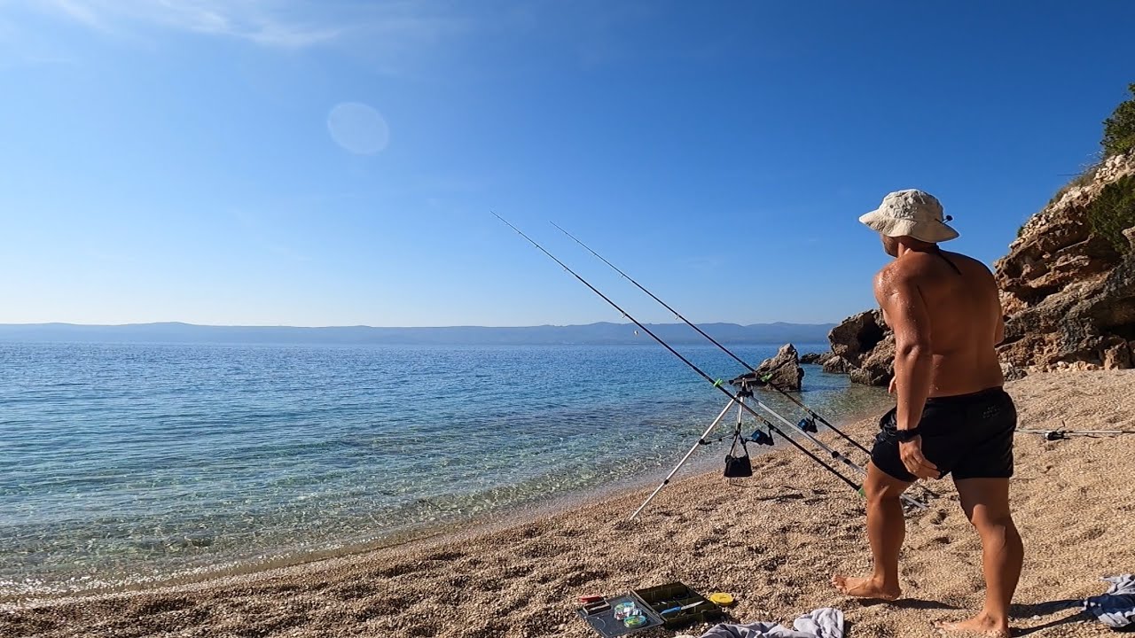 Ribolov sa obale - YouTube