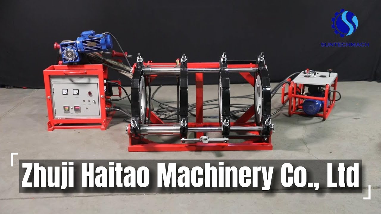 Plastic Pipe Hydraulic Butt Fusion Machine Welding 3.35Kw 270 Degree ...