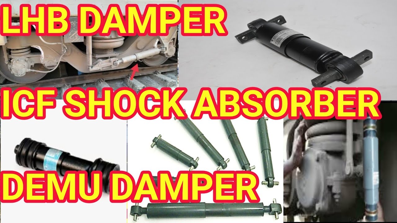 all types of lhb damper, icf shock absorber, demu vertical damper ...