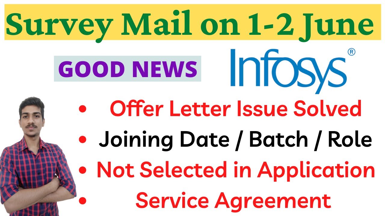 Infosys Offer Letter 2021| Infosys Survey Mail| Infosys Joining 2021 ...