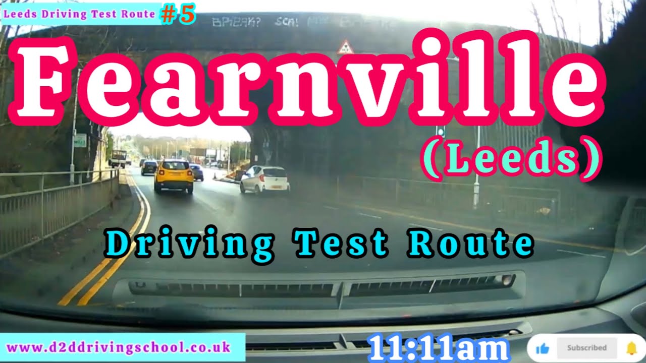 Fearnville(Leeds) driving test Route No 5, #harehills #leeds #testroute ...