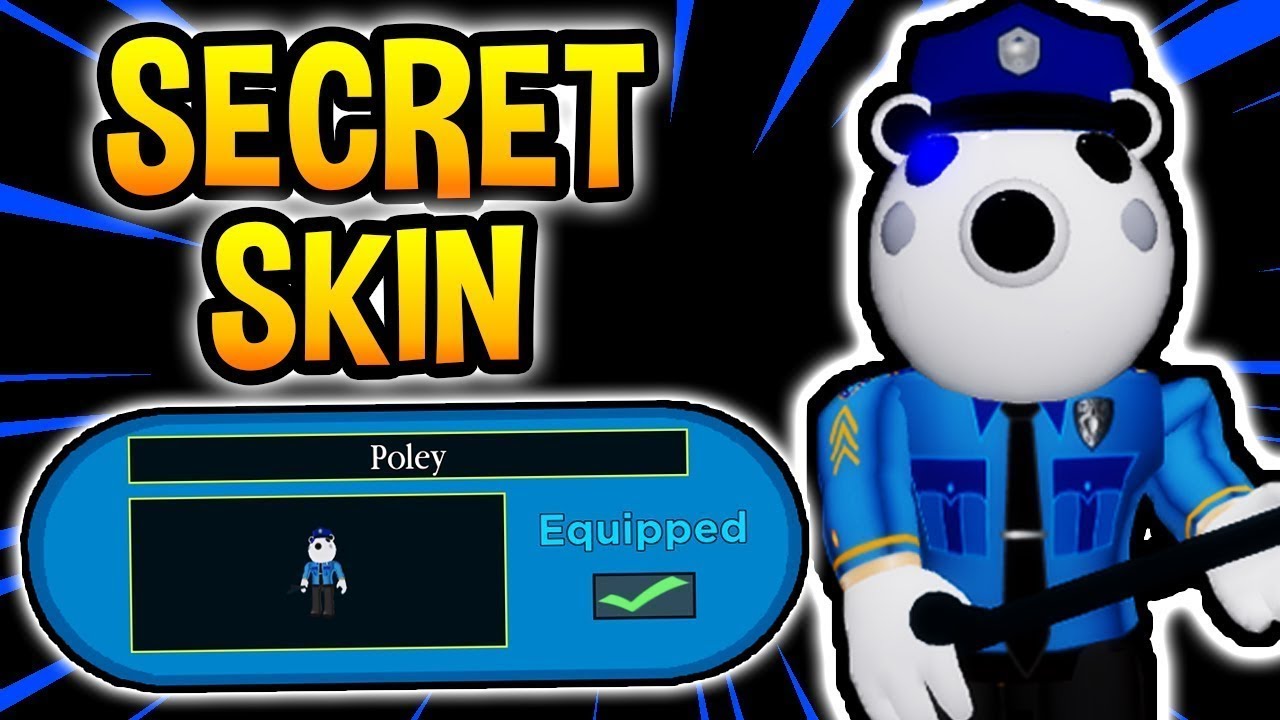 HOW TO GET SECRET SKIN POLEY IN PIGGY /COMO GANHAR A NOVA SKIN SECRETA ...