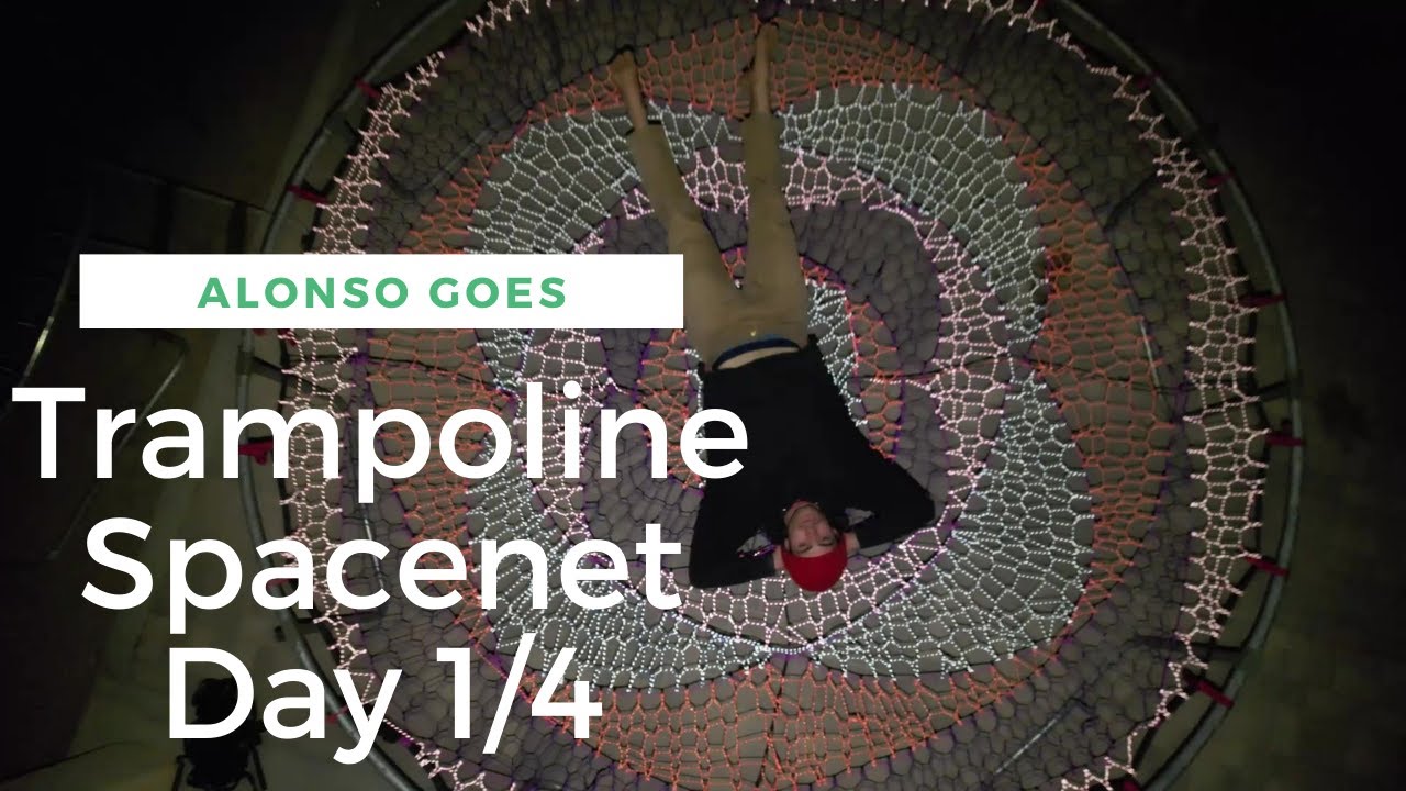 Weaving A Beautiful Trampoline Spacenet (Day 1/4) - YouTube