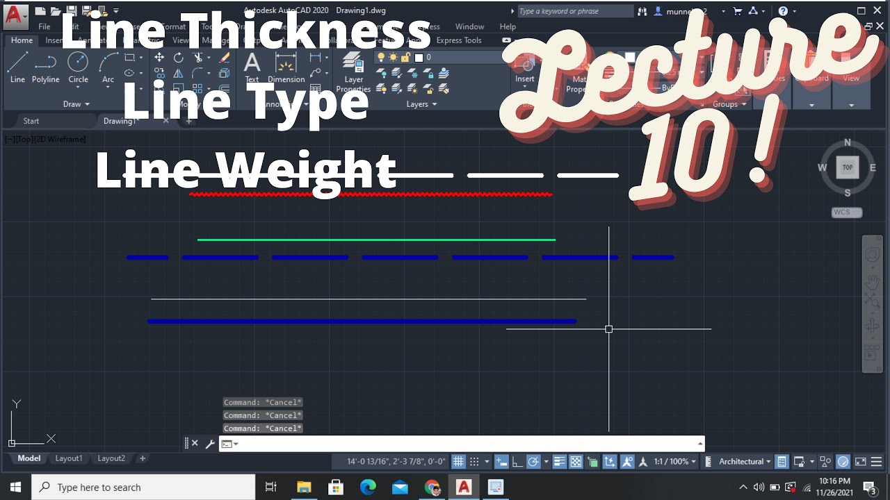 10 Line Weight Line Thickness Line Color How To Change Line Setting 10 Line Weight Line Thickness Line Color How To Change Line Setting