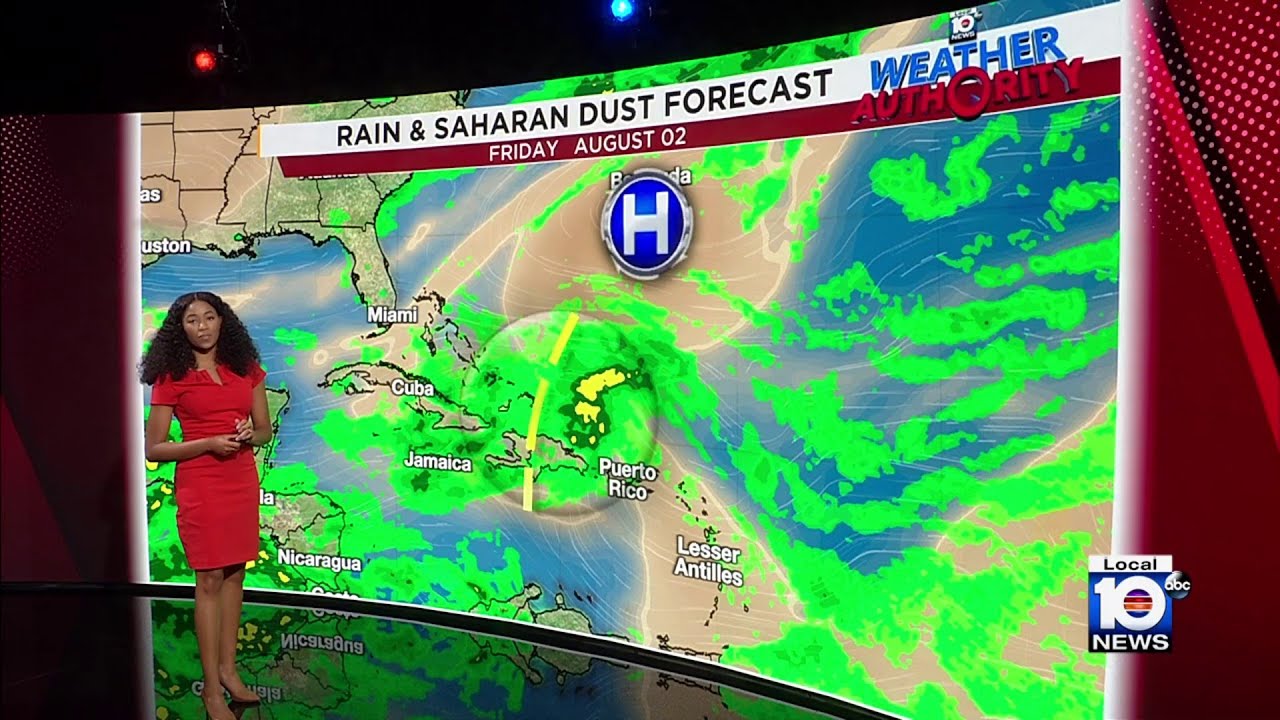 Rain, Saharan dust impact South Florida - YouTube