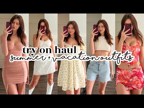 Try On Haul | cute summer dresses, night out vacation outfits | Sabo Skirt, Tiger Mist, PTL + more