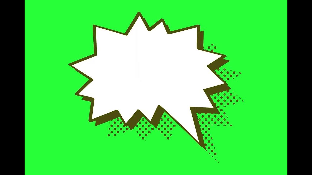 Speech BUBBLES Green Screen Effects - YouTube