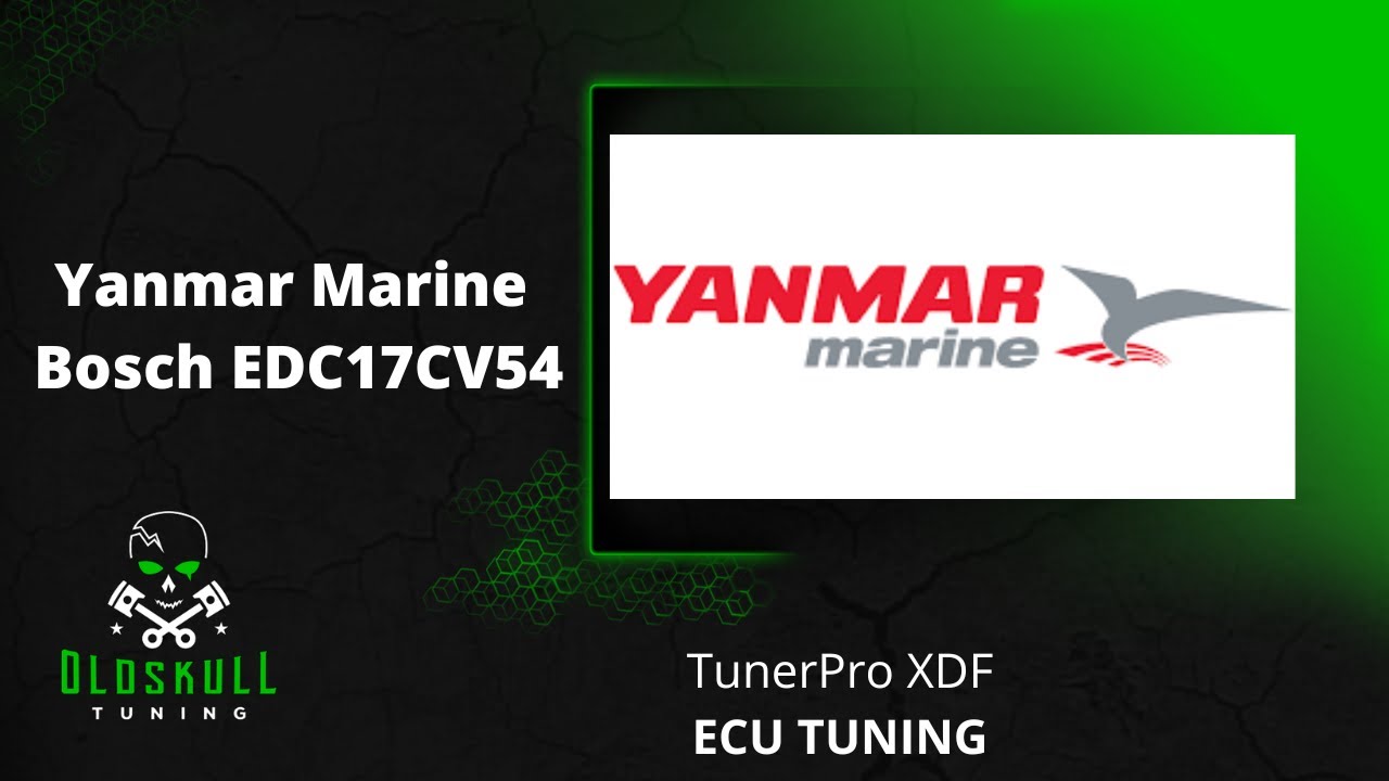 Yanmar marine engines tuning ecu EDC17CV54 with TunerPro xdf - YouTube