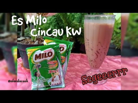 Es Milo Cincau KW/Resep Minuman Segar dan Nikmat - YouTube