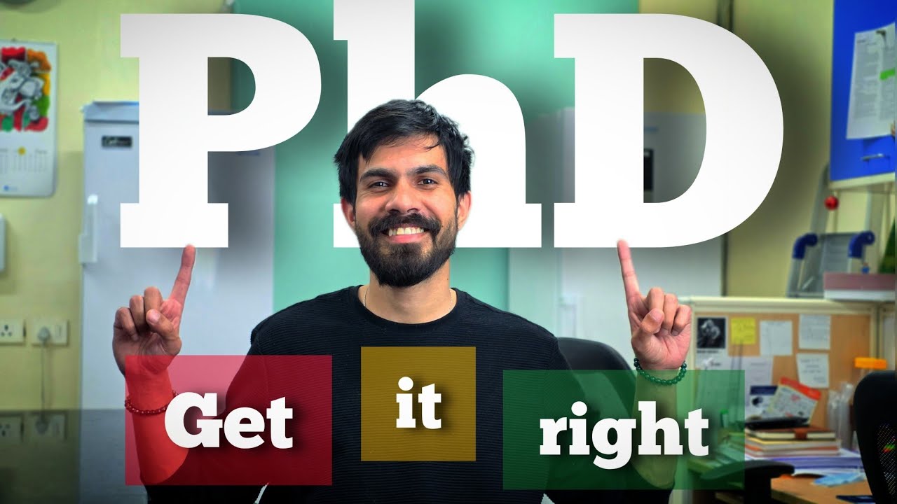Complete Guide for getting a right PhD in India 🇮🇳 | Fellowship to PhD ...